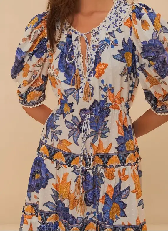 Farm Rio Short Sleeve Dress