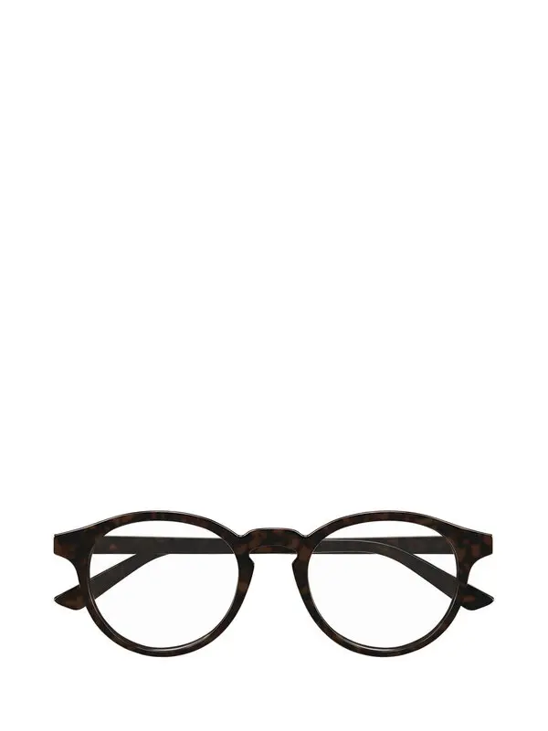 Bottega Veneta Oval Frame Glasses - Black