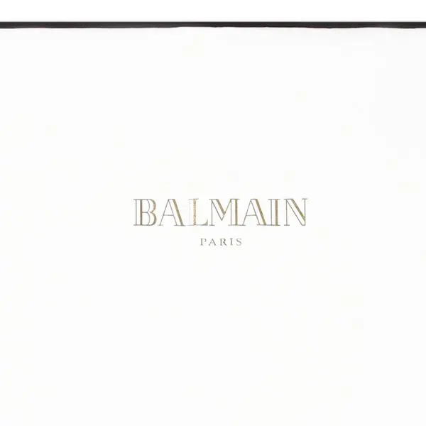 Balmain Baby Blanket With Vintage Logo