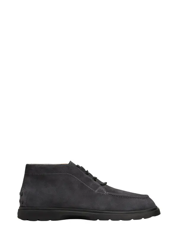 TOD`S Veal Suede Slip-on Flat Loafers