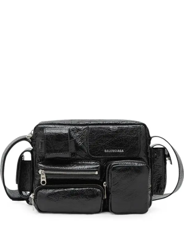 Balenciaga Superbusy Camera Handbag - Black