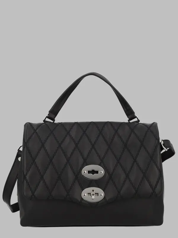 ZANELLATO Sleek Leather Handbag For - Black