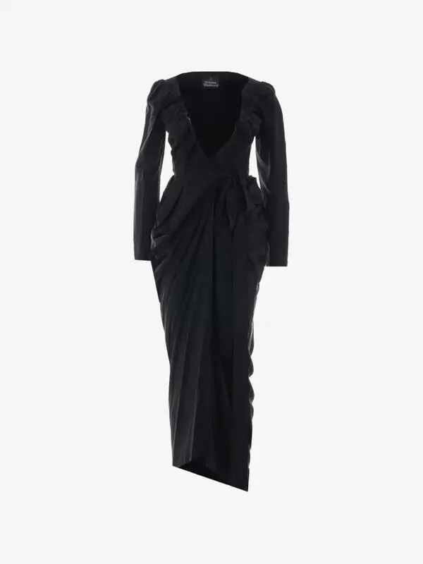 VIVIENNE WESTWOOD Kendall Wrap Dress - Black