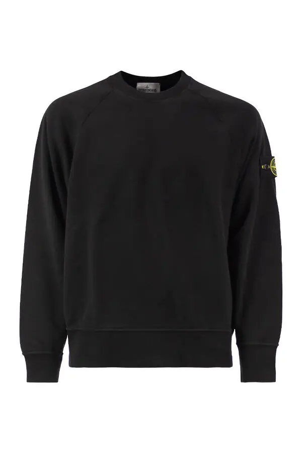 Stone Island Organic-cotton Fleece Sweatshirt