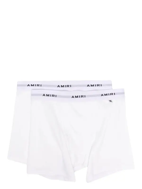 Amiri Logo Briefs 2-pack For - Bianco