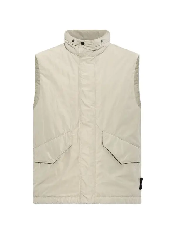 Stone Island Inspired Micro Twill Vest G100003 For - Sand