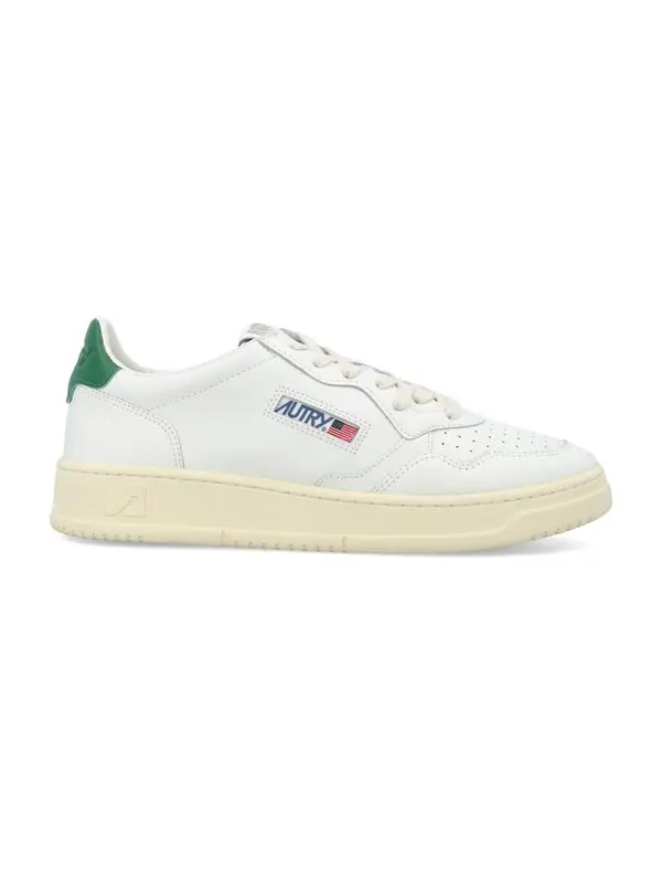 AUTRY The Medalist Low Leather Sneaker - Verde