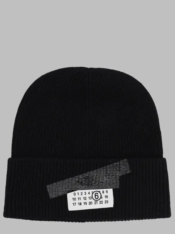 MAISON MARGIELA Mini Wool Hat - Black