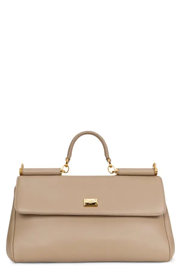 Dolce & Gabbana My Sicily Handbag, 30 X 20 X 13 Cm - Beige