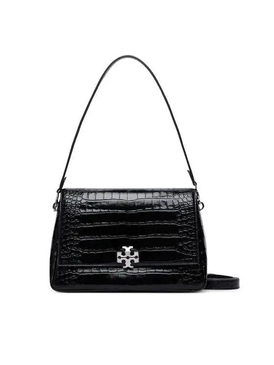 Tory Burch Embossed Croc-effect Shoulder Handbag