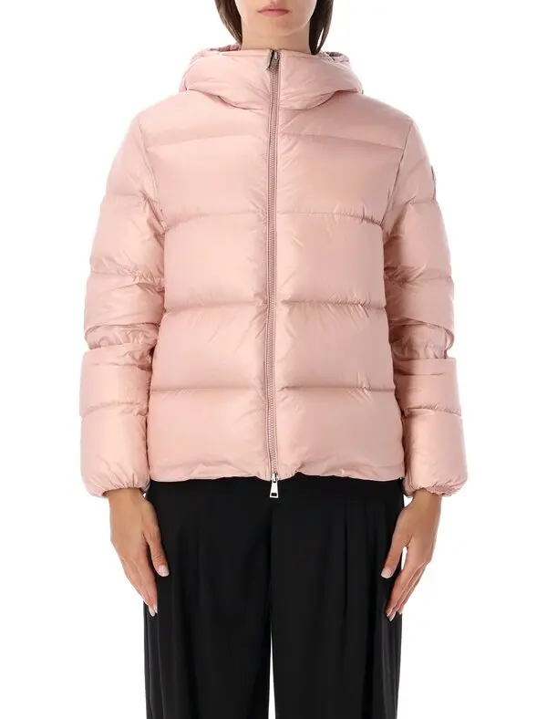 Moncler Feligule Cropped Down Jacket, Water-repellent Recycled Nylon - Rosa