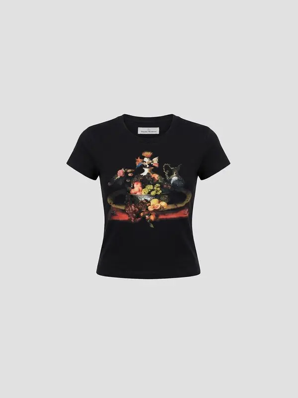 VIVIENNE WESTWOOD Still Life Orb Baby Tee - Black