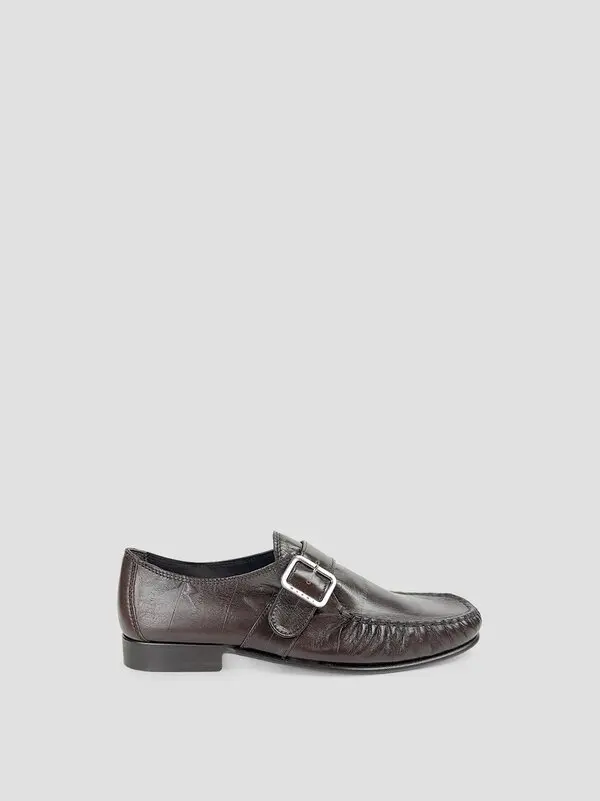 Marni Calf Leather Moccasin Shoe