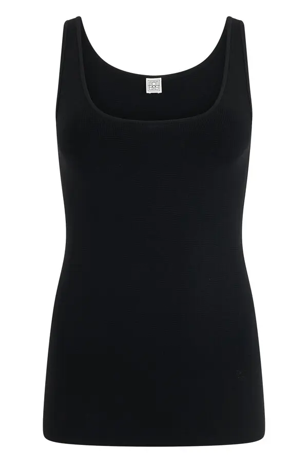 TOTEME Ribbed Fitted Tank Top
