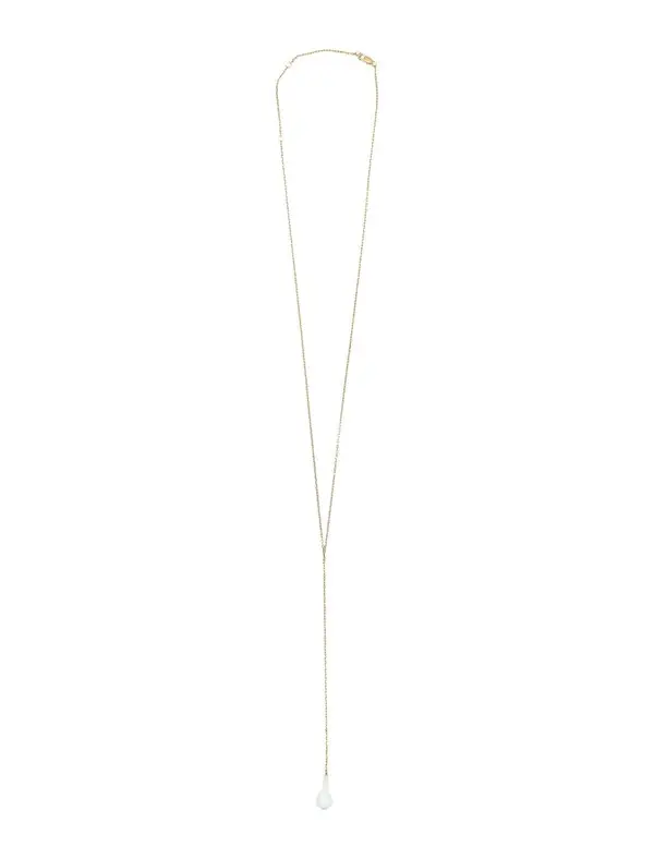 TOTEME Crystal Drop And Necklace With Swarovski Detail - Bianco