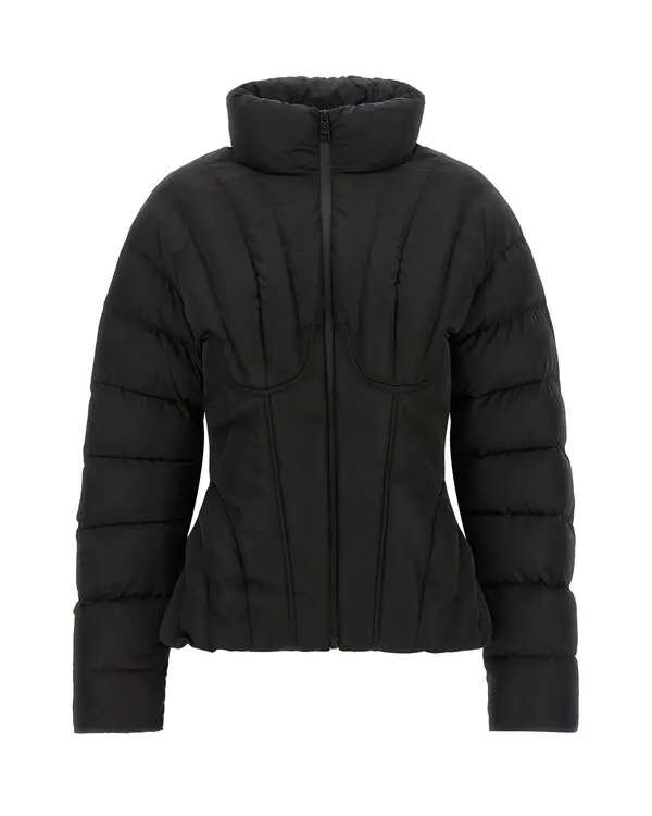 Elisabetta Franchi Cropped Puffer Jacket - Nero
