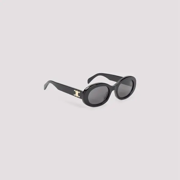 Celine Signature Logo Acetate Sunglasses For - Black