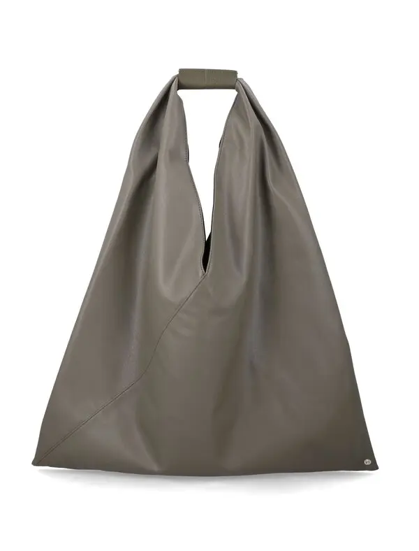 MAISON MARGIELA Japanese Origami-style Leather-effect Mini Handbag With Snap-adjustable Shape