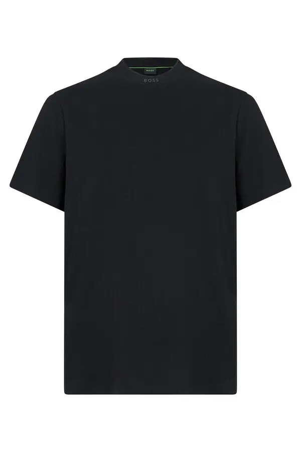 BOSS Soft Cotton Crew Neck Short-sleeve T-shirt - Black