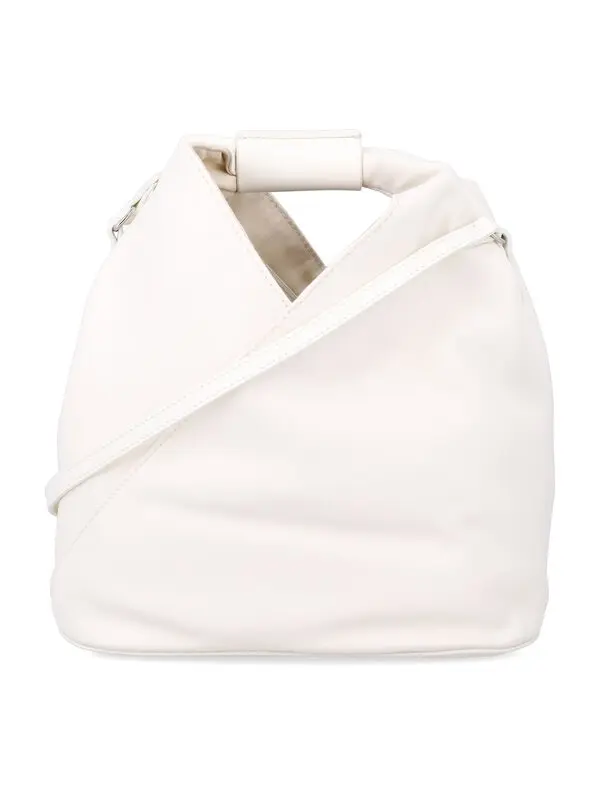 MAISON MARGIELA Faux Leather Bucket Bag - Bianco
