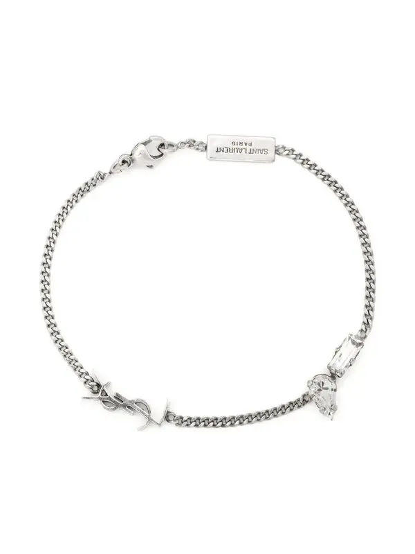 Saint Laurent Strass Bracelet - Oxydcrystl