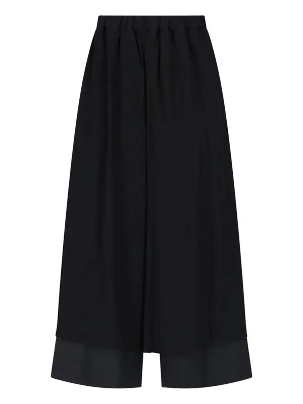 Comme Des Garçons Wide-leg Wool Trousers