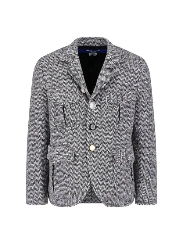 Junya Watanabe Herringbone Wool Blazer Jacket
