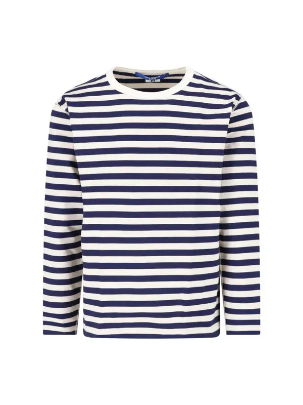 Junya Watanabe Striped Crewneck Long Sleeve Top