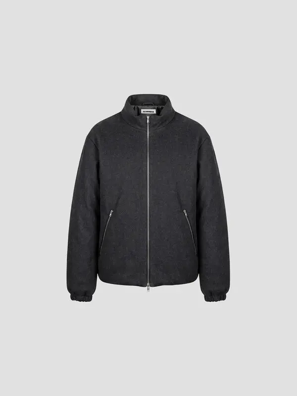 JIL SANDER Goose Down Puffer Jacket In Wool