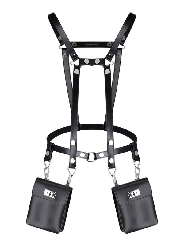 Junya Watanabe Leather Harness With Detachable Pouches