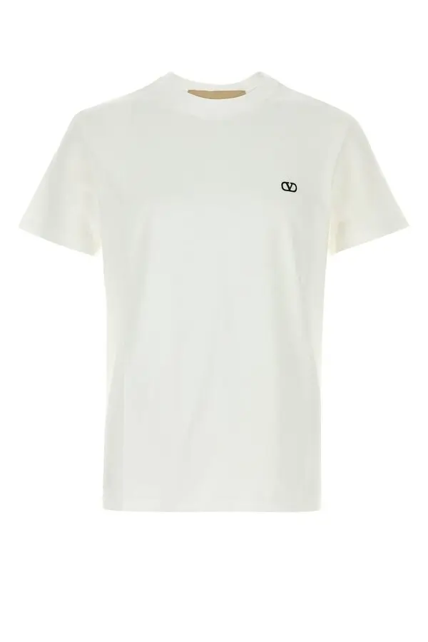 Valentino Garavani Regular Fit Printed T-shirt With Vltn Logo