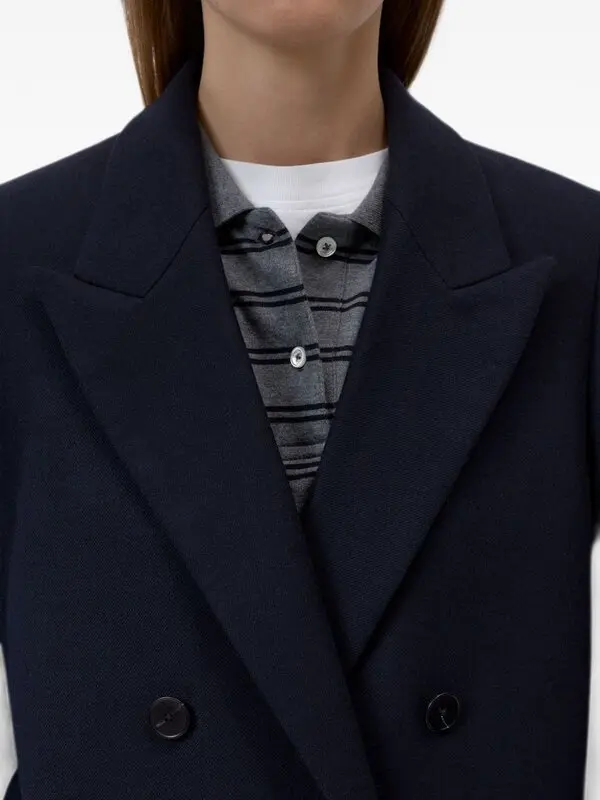 Closed Double-breasted Blazer Jacket