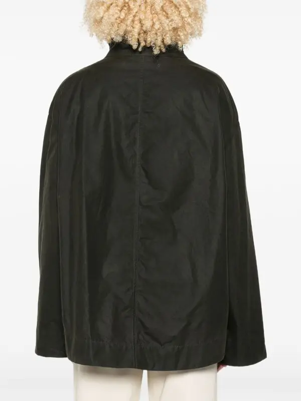 TOTEME Organic Cotton Zipped Jacket - Green