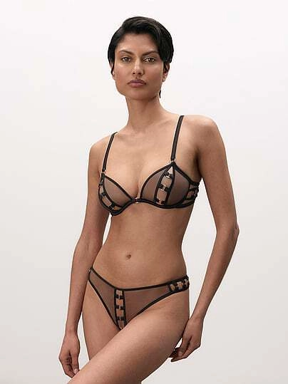 Victoria's Secret Bluebella Valeria Open Brief - Black