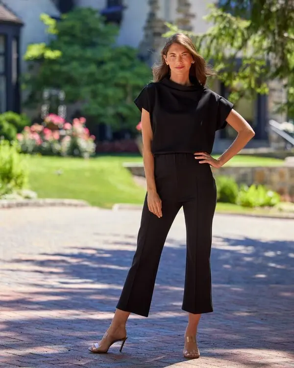 Jude Connally Gracie Pant Firm Ponte - Black