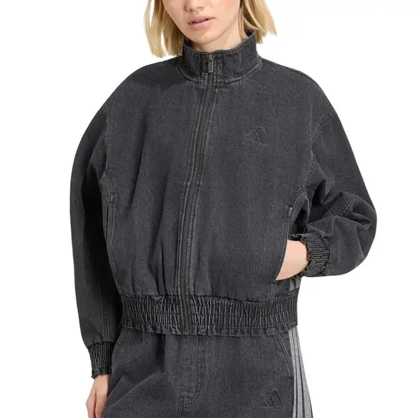 Adidas Stadium Washed Denim Loose Fit Jacket Asia Sizing