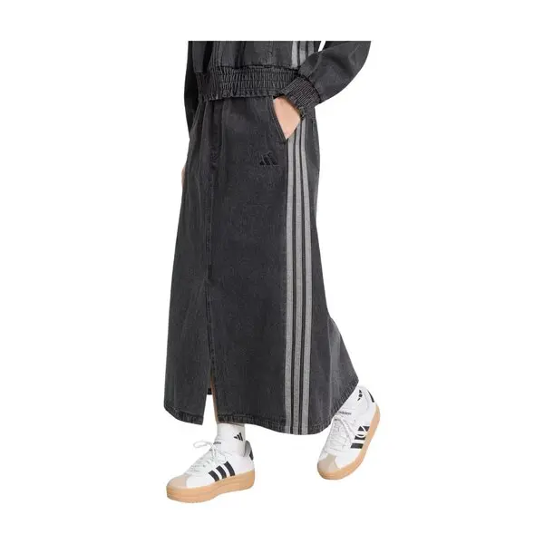 Adidas Stadium Washed Denim Loose Fit Skirt Asia Sizing