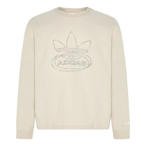 Adidas Street T-shirt Ls Asia Sizing - Beige