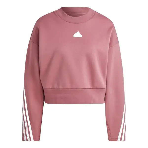 Adidas Future Icons 3-stripes Sweatshirt 'rose - Red Pink