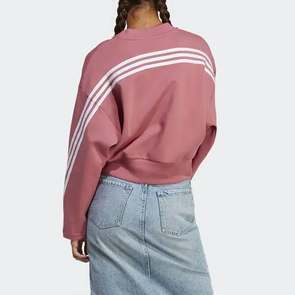 Adidas Future Icons 3-stripes Sweatshirt 'rose - Red Pink