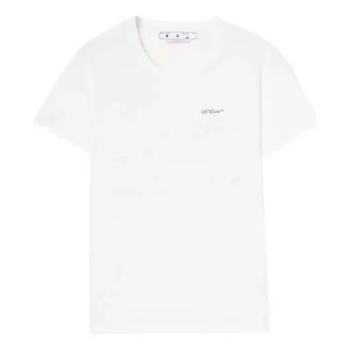 Off-White Floral Arrow Short Sleeve T-shirt - White