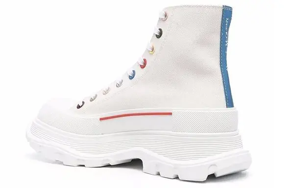 Alexander McQueen Tread Slick Boot 'fabric Beige Milk