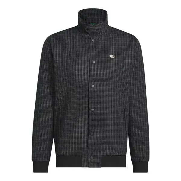 Adidas Houndstooth Jacket Asia Sizing - Carbon