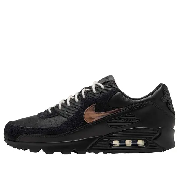 Nike X Wagyu Air Max 90 'black Anthracite - Black/anthracite