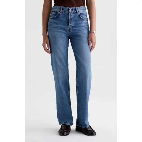 Ag Sydney High Waist Straight Leg Jeans