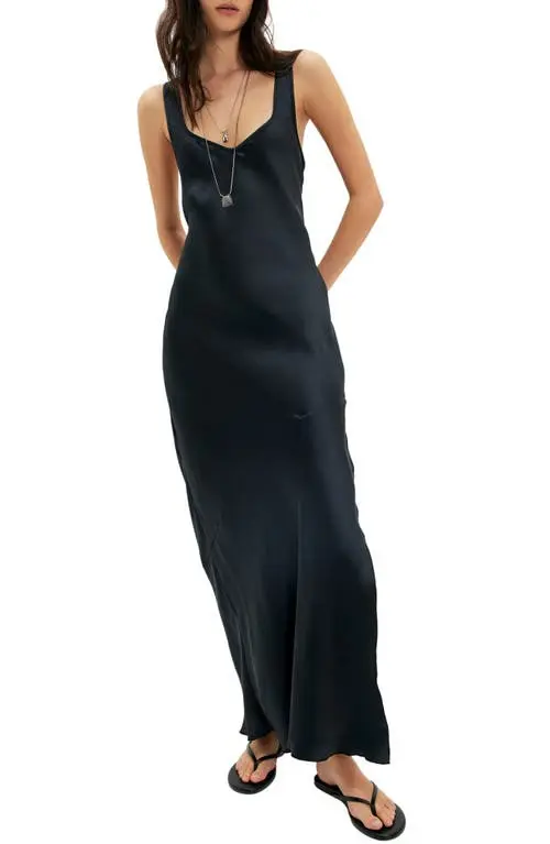Free People Simply The Best Maxi Slipdress - Black