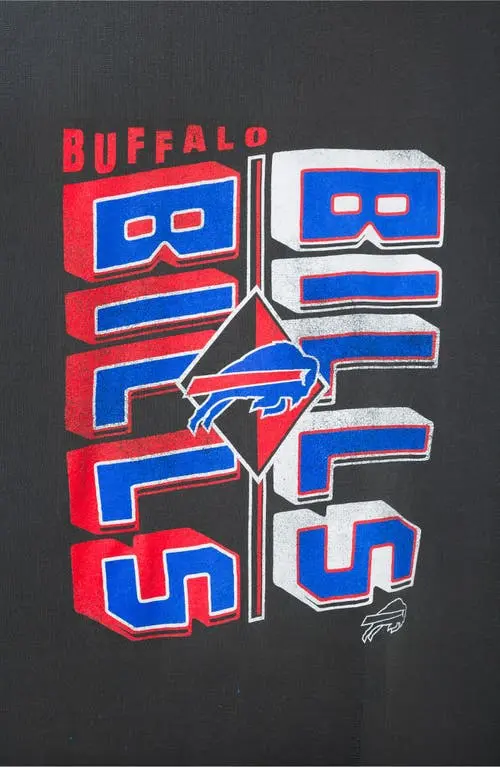Junk Food Buffalo Bills Split Cotton Graphic T-shirt