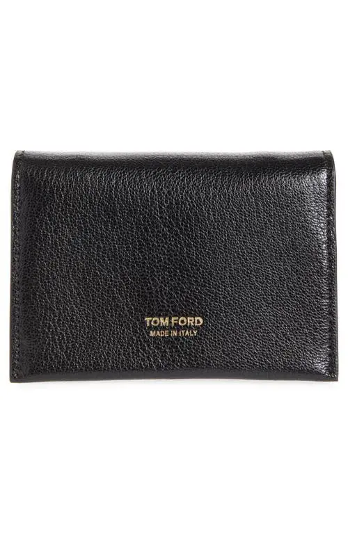 TOM FORD Mia Leather Card Holder Wallet On A Chain