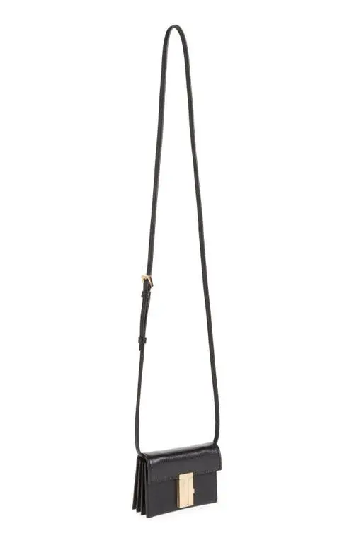 TOM FORD Mia Leather Card Holder Wallet On A Chain