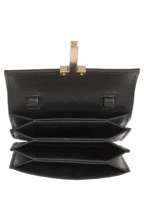TOM FORD Mia Leather Card Holder Wallet On A Chain - Black